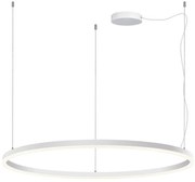 LED2 - LED Stmívatelný lustr na lanku CIRCLE 80W/230V 3000K/4000K pr. 100cm bílá