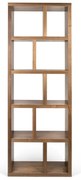 Knihovna v dekoru ořechu v přírodní barvě 70x198 cm Berlin – TemaHome