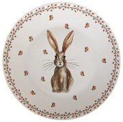 Porcelánový jídelní talíř Rustic Easter Bunny – 26x2 cm