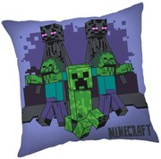 Jerry Fabrics Dětský polštářek s potiskem - Minecraft - Mobs coming for you | 40 x 40 cm