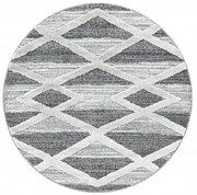 Ayyildiz, Kusový koberec Pisa 4709 Grey kruh, 120x120 (průměr) kruh, šedá, ložnice