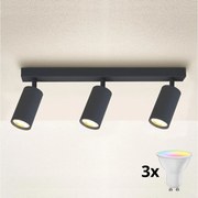 Brilagi - LED Stmívatelné bodové svítidlo SELE 3xGU10/6W/230V antracit