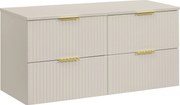 Comad Koupelnová skříňka pod deskové umyvadlo set Adel Cashmere I. 120 kašmír