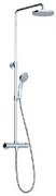 Ravak Termo - Sprchový set s termostatem, 20 cm, 5 proudů, chrom X070058