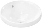 Hansgrohe Xuniva S - Umývátko, průměr 40 cm, s přepadem, bez otvoru pro baterii, SmartClean, bílá 61054450
