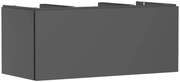 Hansgrohe Xilesa E - Umyvadlová skříňka, 50x118x55 cm, 1 zásuvka, matná šedá 54267760
