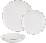 Jídelní sada 18 ks z kostního porcelánu Decora – Orion