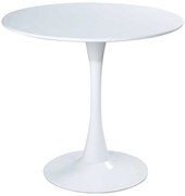 IDA Kulatý jídelní stůl BELLA - Bílý, 70 cm
