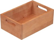 Úložný box s úchyty, bukové dřevo, Kesper - 30 x 20 x 13 cm