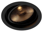 Chytré zapuštěné bodové svítidlo černé nastavitelné vč. Wifi GU10 111mm - Coop 111 Honey