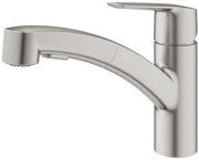 Grohe Start dřezová baterie s otočným ramínkem, 2 proudy supersteel 30531dc1 G30531DC1