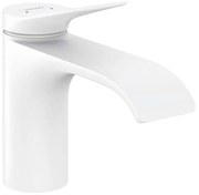Hansgrohe Vivenis - Umyvadlová baterie 80, s výpustí, EcoSmart, matná bílá 75010700