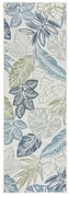 Zeleno-modrý vnitřní a venkovní koberec 80x230 cm Bella Leaf – Flair Rugs
