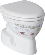 Sapho Sapho, KID WC mísa, spodní odpad, dekor, CK300-11CB00E-FF00