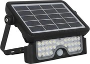 Solární Led reflektor V-tac 5W VT-777-5, 500lm, IP65, černý, V-tac