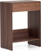 Komoda v dekoru ořechu v tmavě přírodní barvě 60x81x37 cm Norlen – Kave Home