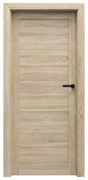 Porta doors Sonoma Interiérové dveře rámové, 80 L, 848 × 1985 mm, fólie, levé, Sonoma, plné