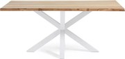 Jídelní stůl s deskou v dubovém dekoru 90x160 cm Argo – Kave Home