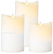 LED svíčky v sadě 3 ks (výška 15 cm) Sara Exclusive – Sirius