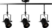 Toolight - Reflektorová lampa 3 x E27 APP487-3C, černá, OSW-00653