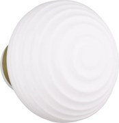Bílé skleněné LED nástěnné svítidlo na USB ø 15,5 cm Earl – Reality