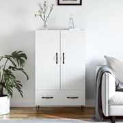 Skříň highboard bílá 69,5 x 31 x 115 cm kompozitní dřevo