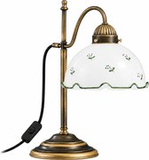 Svítidla KOLARZ Rustikální stolní lampa Kolarz Nonna zelený dekor