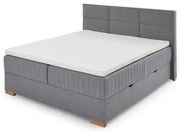 Šedá boxspring postel s úložným prostorem 160x200 cm Tambo – Meise Möbel