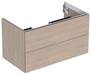 Geberit ONE - Umyvadlová skříňka 89x50x47 cm, 2 zásuvky, dub 505.263.00.5