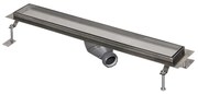 Sanela - Sprchový žlab pro dlažbu, do prostoru, délka 115 cm, nerez SLKN 11