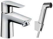 Hansgrohe Talis E - Umyvadlová baterie s ruční sprchou Bidette, chrom 71729000