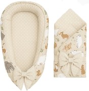 Babytýpka výbavička pro miminko luxury mini woodland beige