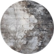 Spoltex, Kusový koberec Universe 841-86 grey/beige kruh, 160x160 (průměr) kruh, šedá, obývací pokoj