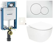 Závěsný WC set Geberit k zazdění SAT Fusion SIKOGZTORFUS01