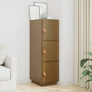 Skříň highboard medově hnědá 34x40x108,5 cm masivní borovice