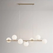 KAJA Lustr do obýváku ARDI béžová barva K-5842 7×G9/91 cm