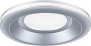 P 92249 LED vestavné svítidlo Sormus samostatné svítidlo IP65 kruhové 100mm 4,8W / 1,5W / 230V 3000K matný chrom - PAULMANN