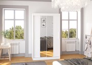 ADRK Furniture Skříň posuvná se zrcadlem SANTOS 120 SW-SAN-W-120+A021