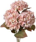 Růžová umělá květina hortenzie Hydrangea - 18*16*44 cm