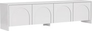 Bílý TV stolek 180x45x32 cm Aurelia – Kalune Design
