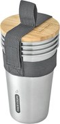 Cestovní hrnek z nerezové oceli ve stříbrné barvě 500 ml – Black + Blum