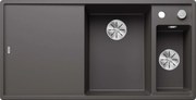 Blanco Axia III 6 - Silgranitový dřez, 100x51 cm, s ovládáním odtoku a s příslušenstvím, šedá skála 523463