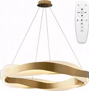 Toolight Závěsné stropní LED osvětlení APP1802-CP zlatá kartáčovaná