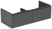 Ideal Standard Finesse - Umyvadlová skříňka, 120x51x37 cm, 2 zásuvky, matný antracit E3398Y2