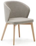 Béžové čalouněné jídelní křeslo Darice – Kave Home