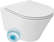 Sapho Paco - Závěsné WC, Vortex Rimless, bílá PZ1012V