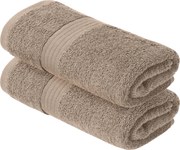 Livarno® Froté ručník, 50 x 100 cm, 500 g/m2, 2 kusy (béžová)