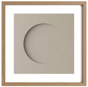 Idealform Poster no. 1 Minimalist circle Barva: Smokey taupe, S textem: Bez textu