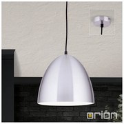 Orion HL6-1630/1S Závěsné svítidlo LOFT matný hliník průměr 30cm