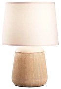Ideal Lux - Stolní lampa KALI 1xE14/40W/230V keramika/krémová/béžová
